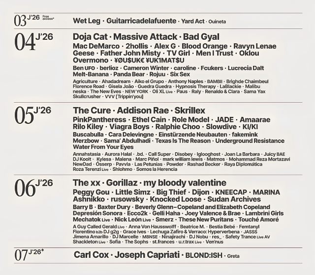 Primavera Sound 2026: fechas, cartel y entradas